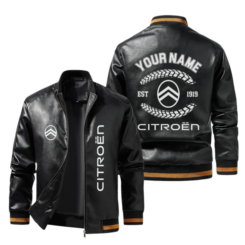 Vintage Citroen Exclusive Logo Jacket Est 1919, Classic Ribbed Collar ...