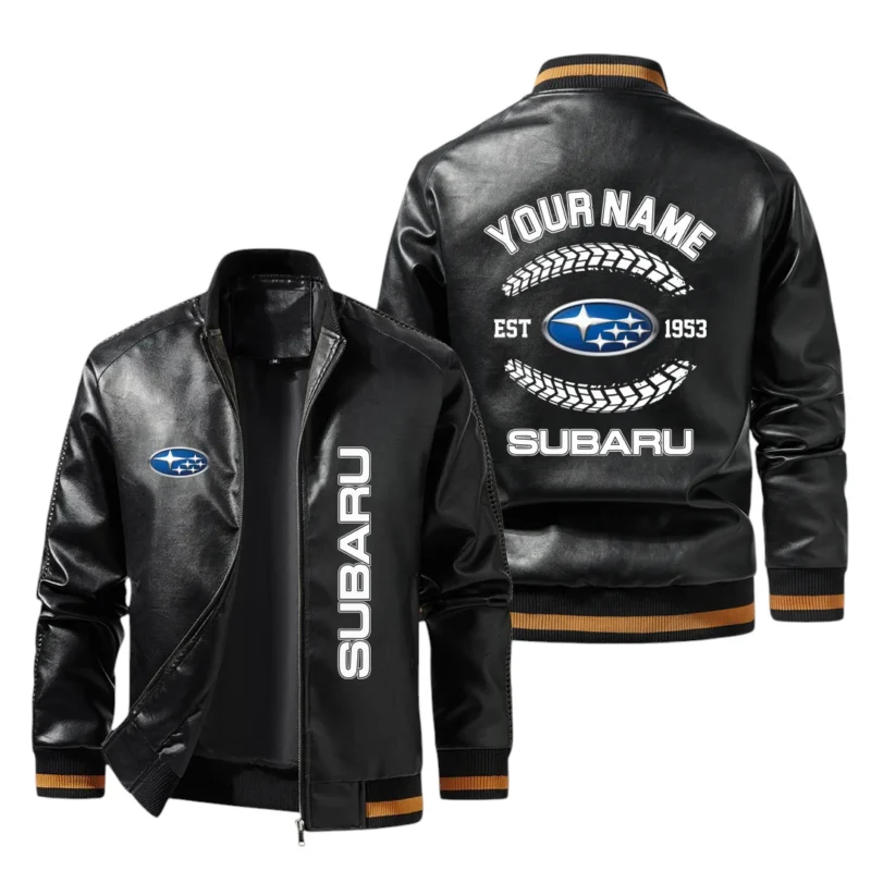 Vintage Subaru Exclusive Logo Jacket Est 1953, Classic Ribbed Collar ...