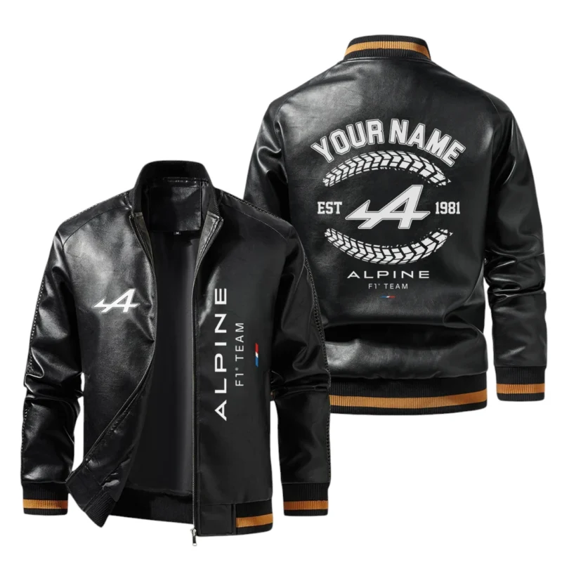 Vintage Alpine F1 Team Exclusive Logo Jacket Est 1981, Classic Ribbed ...
