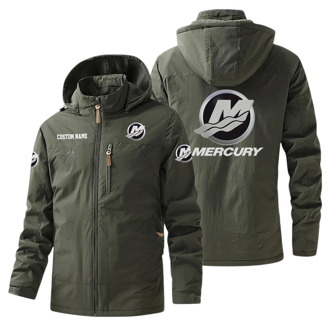 Mercury Windbreaker Jacket Hooded, Warm Lining Waterproof Outdoor ...