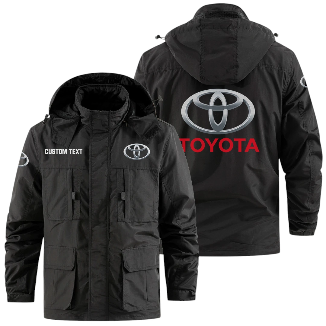Toyota Exclusive Logo Windbreaker Jacket Hooded Detachable, Outdoor ...