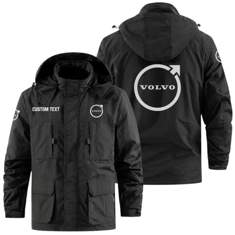 Volvo Exclusive Logo Windbreaker Jacket Hooded Detachable, Outdoor ...