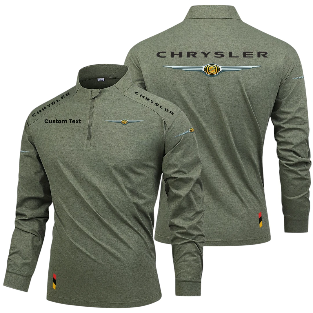 Chrysler Limited 2025 Long Sleeve Shirt, Stand Collar Quarter Zip-up ...